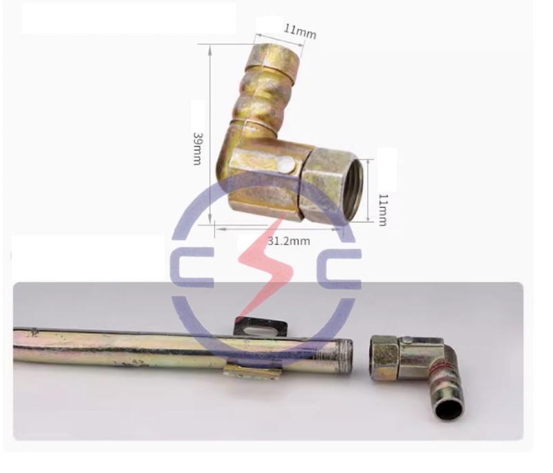 Universal Gas Cooker Stove Hob Inlet Joint Hose Connection L Shape ...