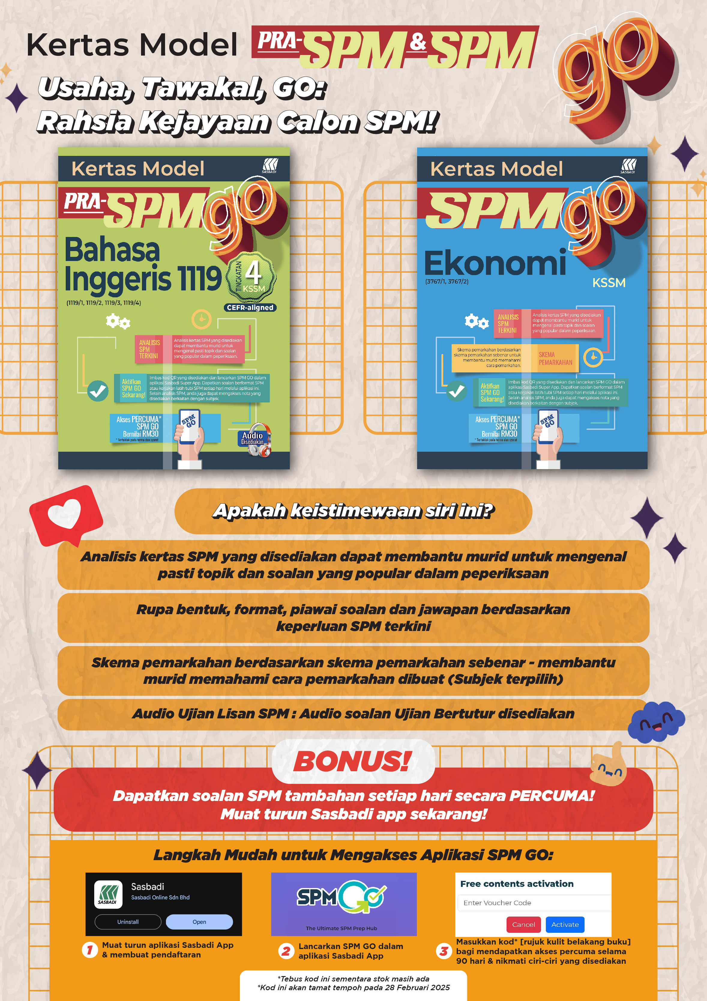KERTAS MODEL PRA-SPM GO TING. 4 (2024) | Shopee Malaysia