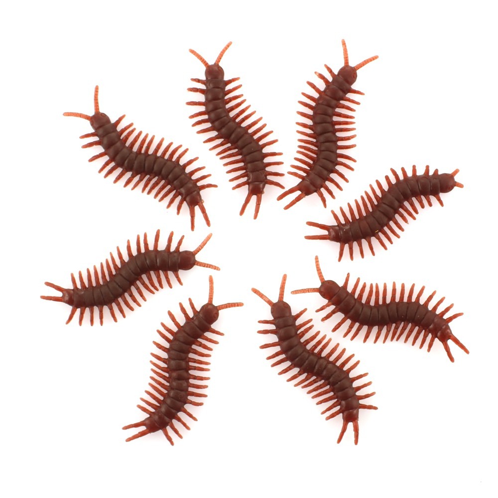 Simulation Centipede Rubber Fake Centipede Toy Prank Funny April Fool ...