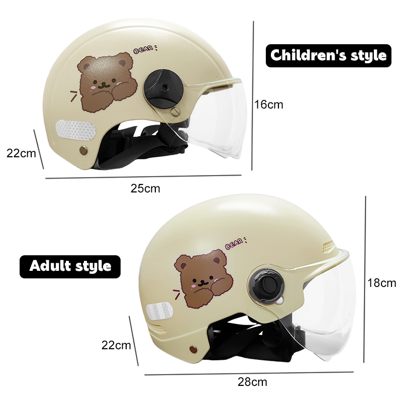 Kids Helmet Motorcycle Safety Helmet Budak Motor Helmet Scooter Full ...