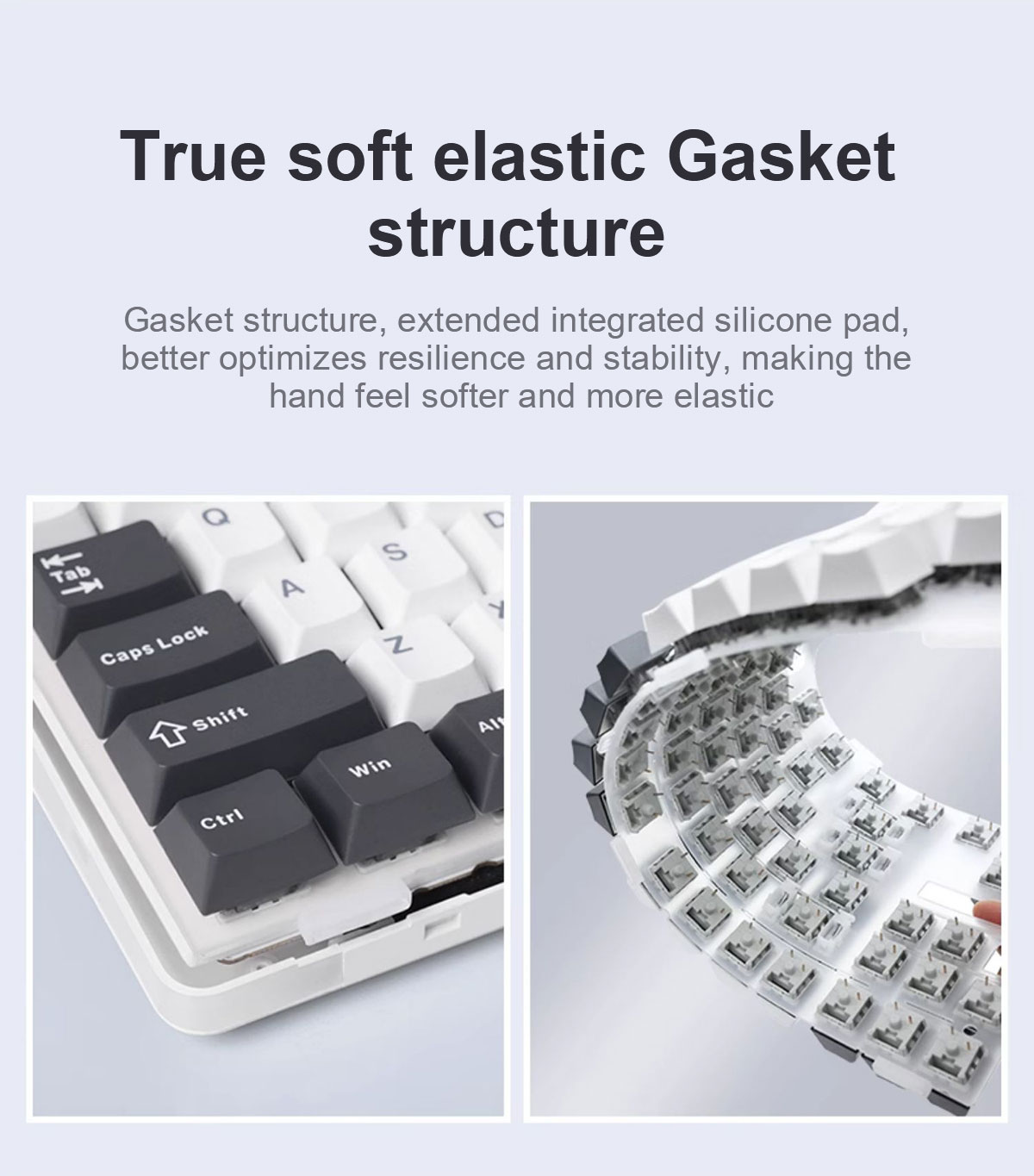 AULA F87 Mechanical Keyboard RGB 87Keys Customized Gateway Structure ...