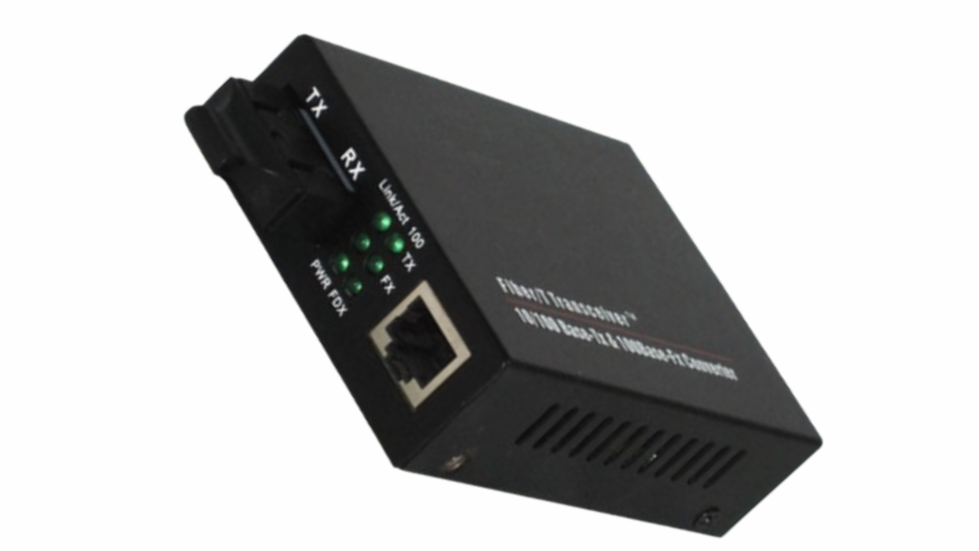 Media Converter Singlemode Fiber to RJ45 Cat6 Gigabit Ethernet TX RX ...
