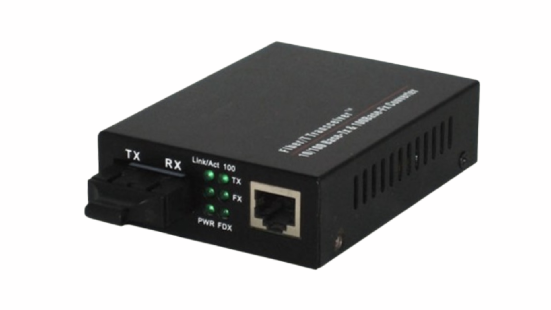 Fiber Media Converter Multimode Fiber to RJ45 Cat6 Gigabit Ethernet ...