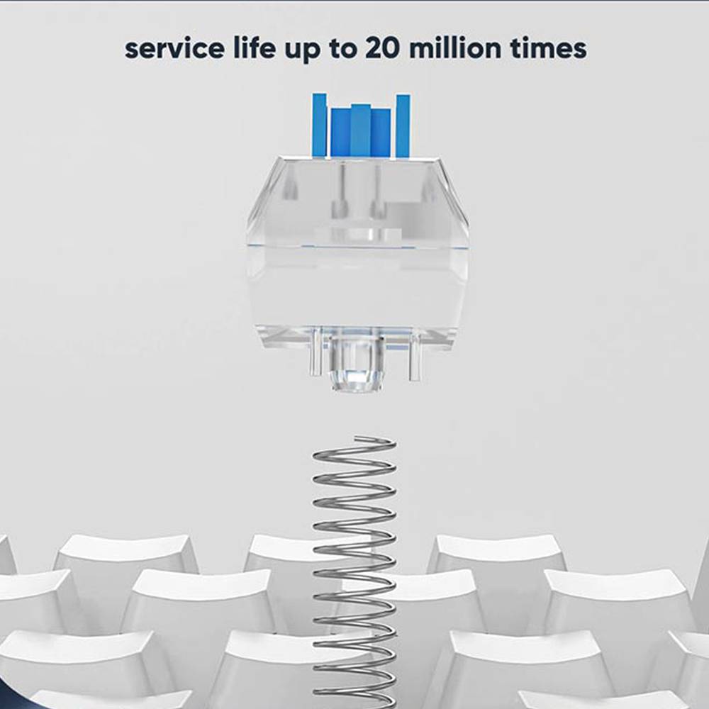 Armaggeddon MKA 1C Neo LED Backlight Mechanical Gaming Keyboard 61 Key ...