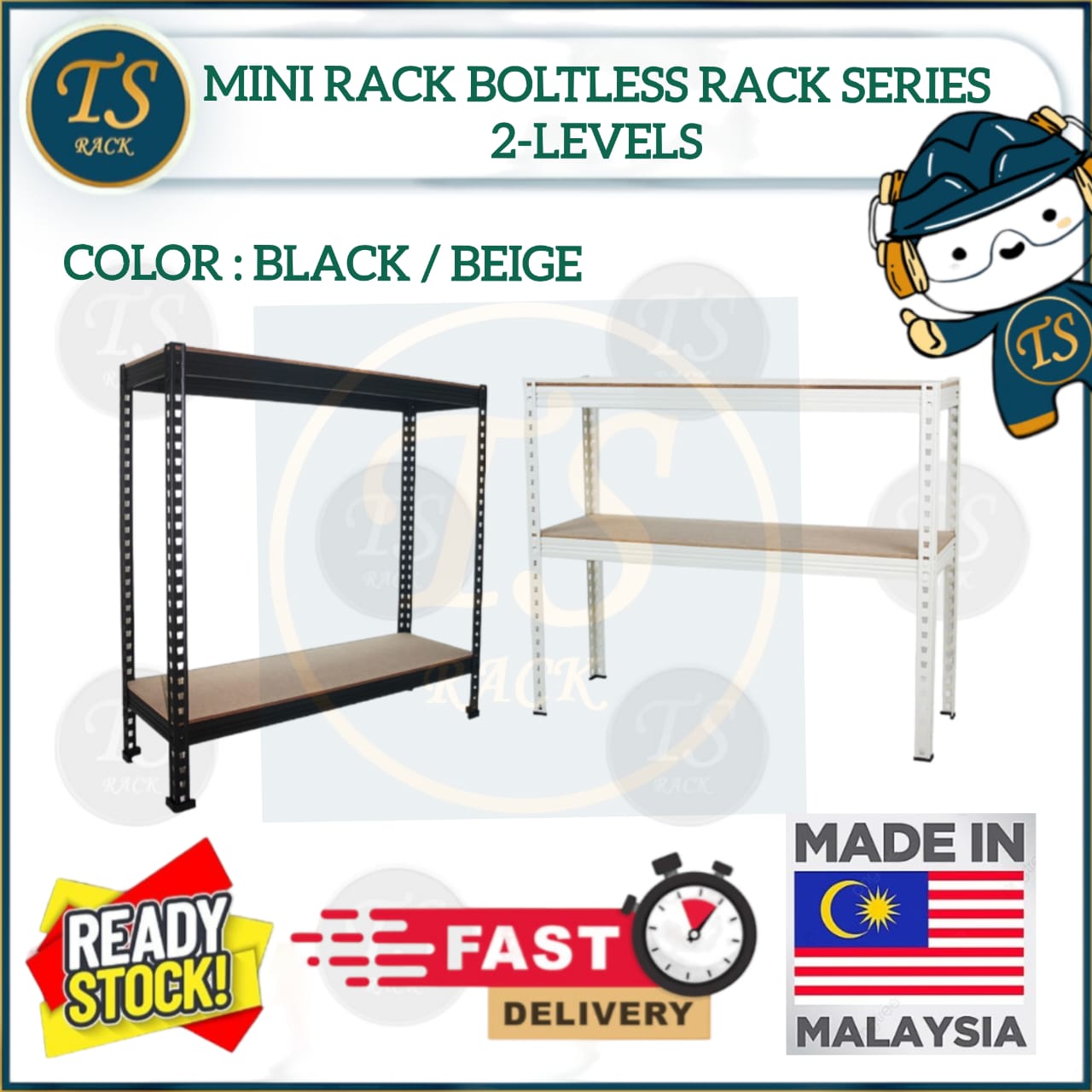 🌟MINI RACK -Cute Saiz🌟[2 LEVEL]🤩Suitable put down kitchen cabinet ...