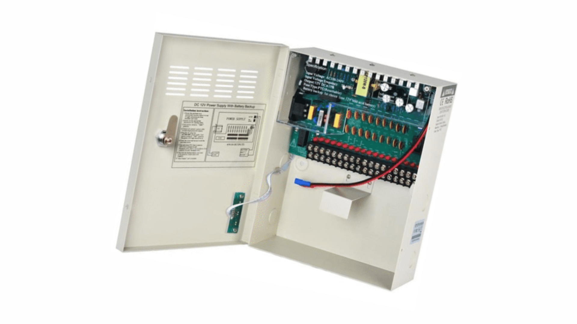 Centralized CCTV Power Supply Battery Charger 12V 10A 9 Way 9ch 9 ...