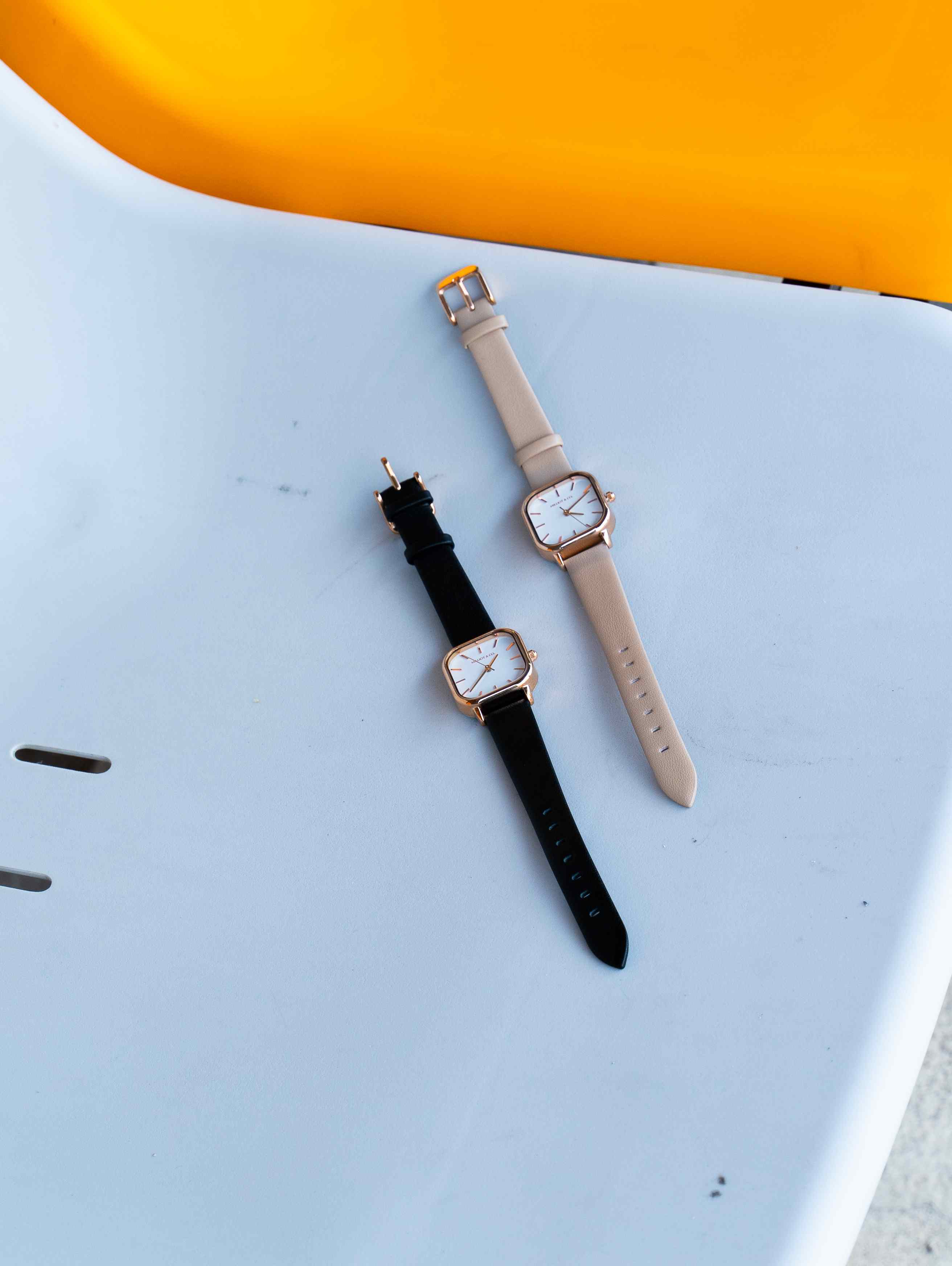 Milliot & Co Ainsley Rose Gold Leather Strap Watch | Shopee Malaysia
