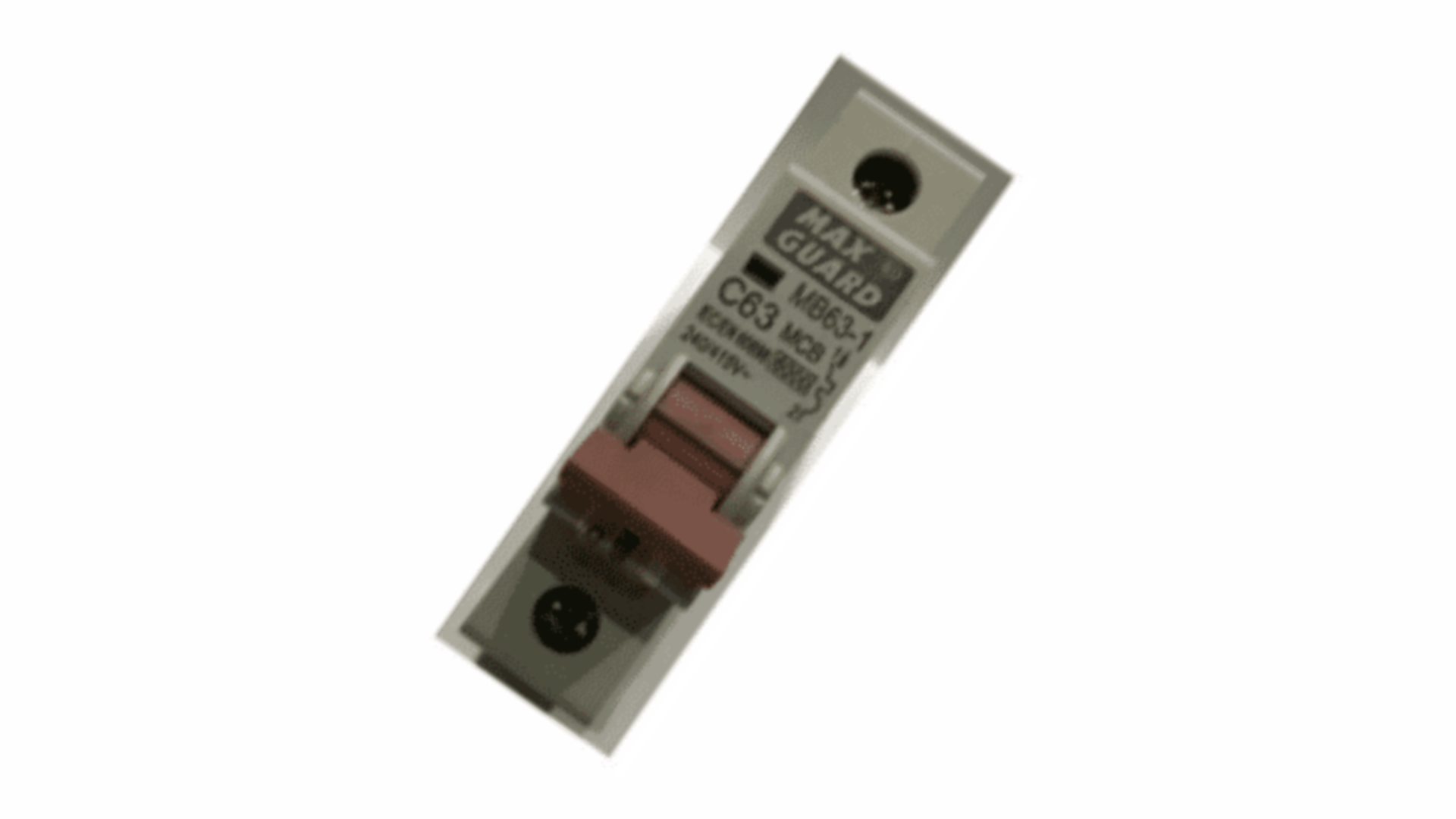 Maxguard Single 1 Pole 63A MCB Circuit Breaker Type C 6KA 240V / 415V ...