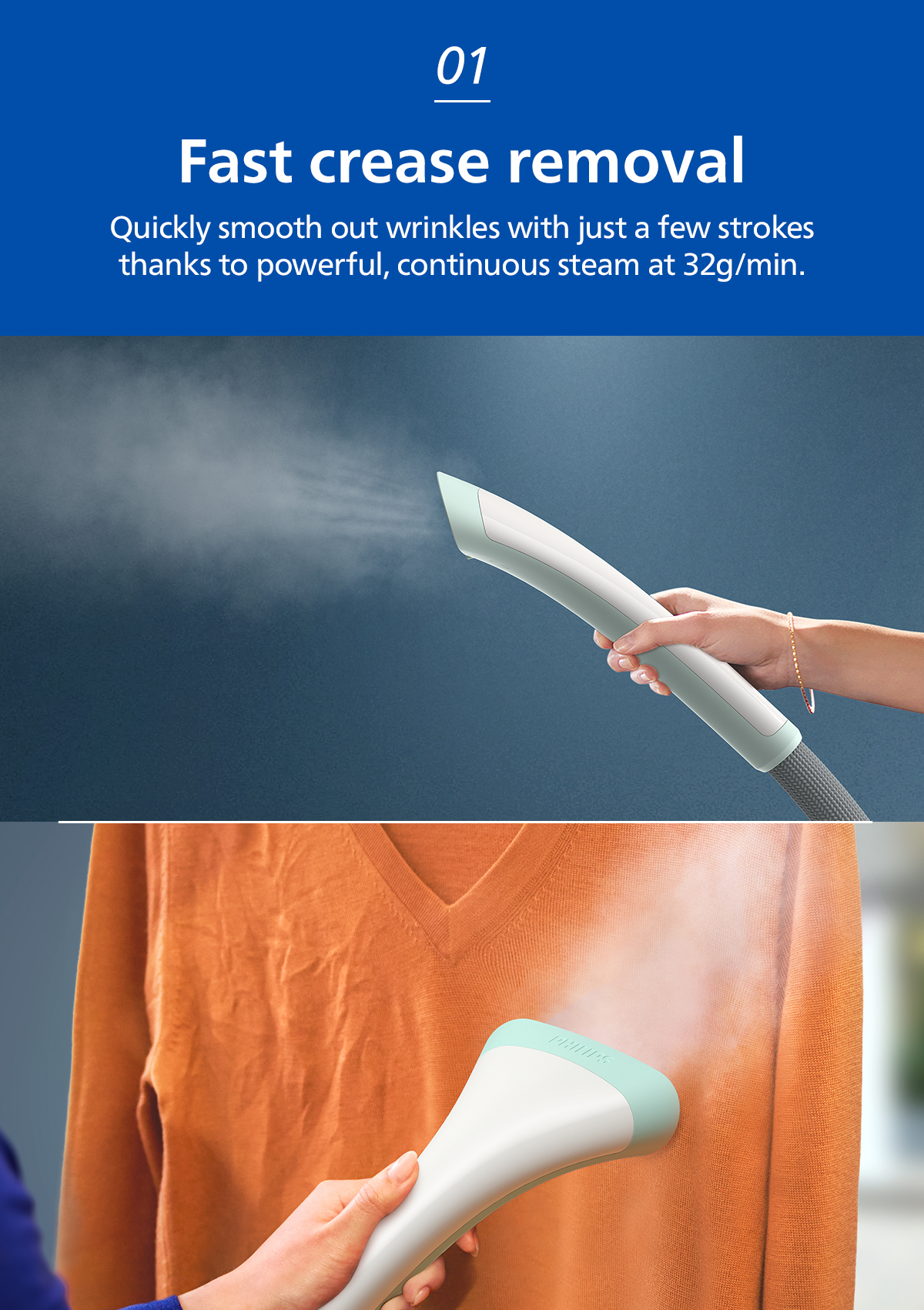[NEW LAUNCH] PHILIPS Garment Steamer 1000 Series STE1010/70 | Shopee ...