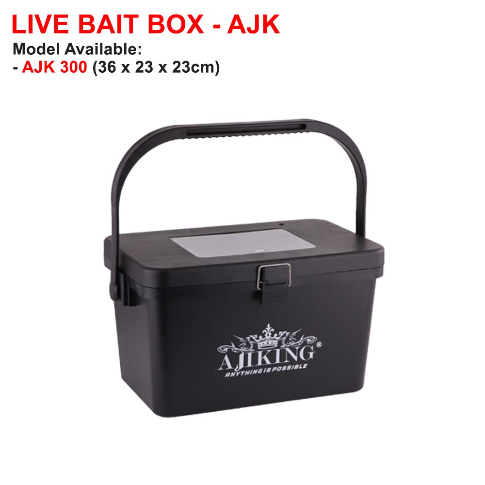 Live Bait box Fishing Box Accessories Bekas Simpan Umpan Pancing ...