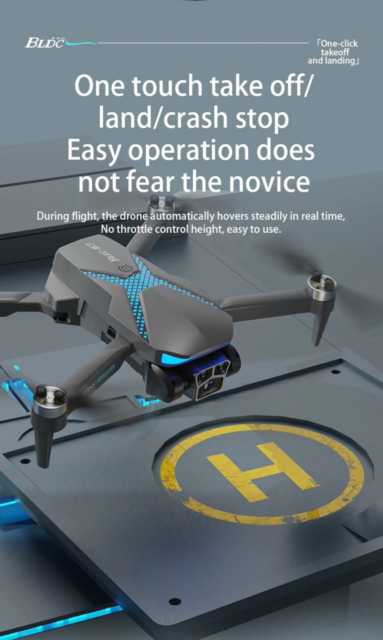 FEO AIR E7 Drone Brushless Motor Optical Flow Obstacle Avoidance Sensor ...