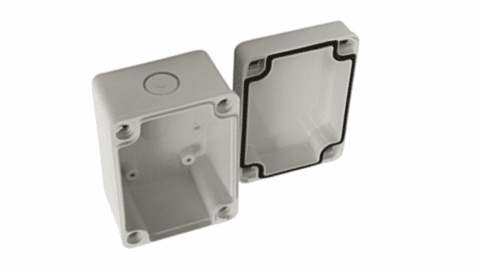 Outdoor Weatherproof PVC Enclosure Box 8 x 6 Inch 8'' X 6'' X 3 ...