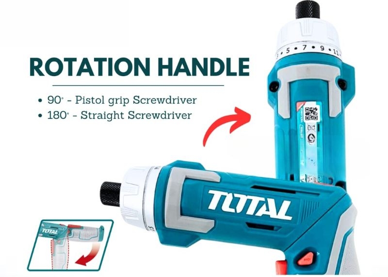 Total Li-ion Cordless Screwdriver (8V) TSDLI08025 | Shopee Malaysia