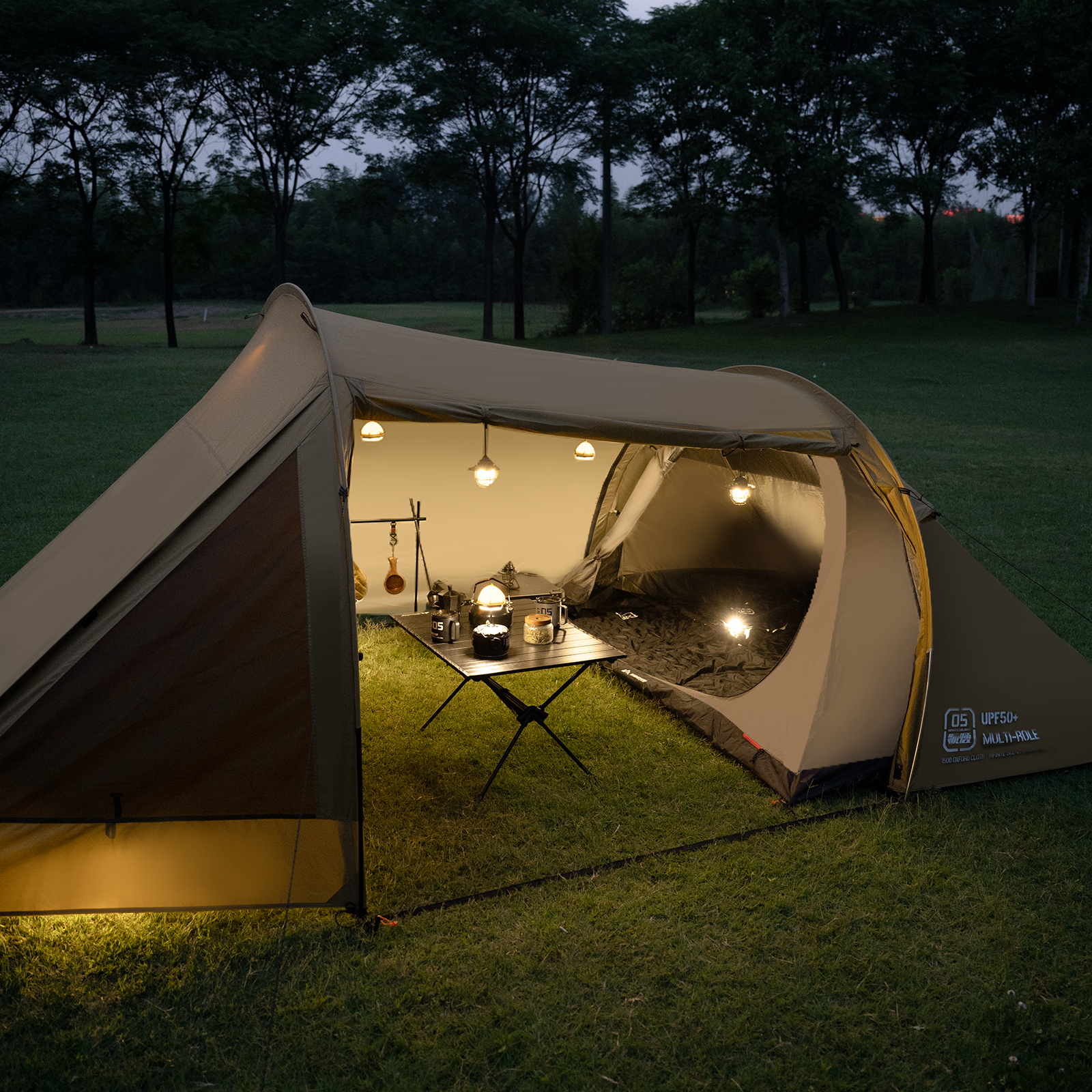 Shinetrip 05 Series Tunnel Tent 1 Room 1 Living Hall Extendable Tarp ...