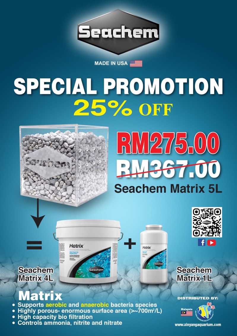 SEACHEM MATRIX (BENEFICIAL BACTERIA) - 5L | Shopee Malaysia