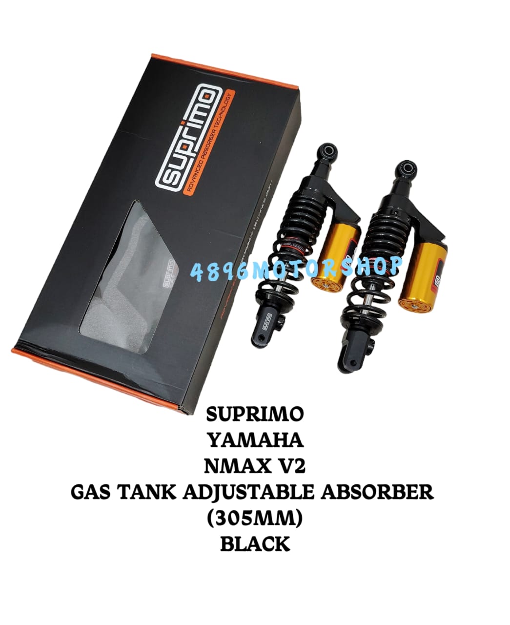SUPRIMO APIDO NMAX V2 N-MAX 305MM ADJUSTABLE PRESTIGE REAR ABSORBER ...