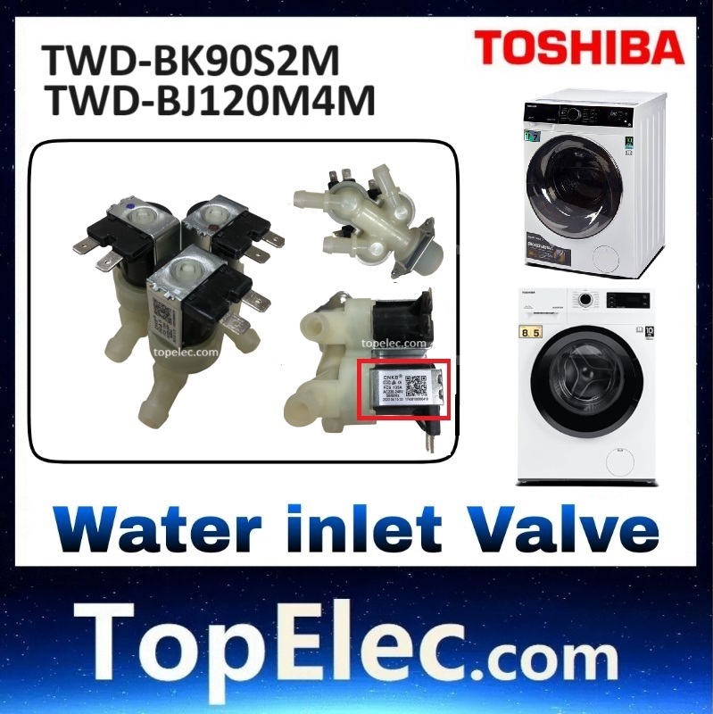 100% ORIGINAL TOSHIBA TWD-BK90S2M TWD-BJ120M4M INLET VALVE TOSHIBA ...