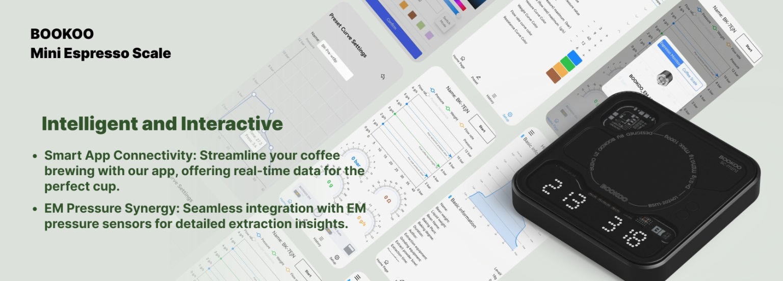 BOOKOO THEMIS MINI COFFEE SCALE Espresso Scale Mini Scale Coffee Scale ...