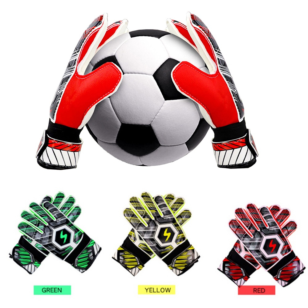 Kids/Adult Soccer Goalkeeper Gloves Non-slip, breathable Rubber ...