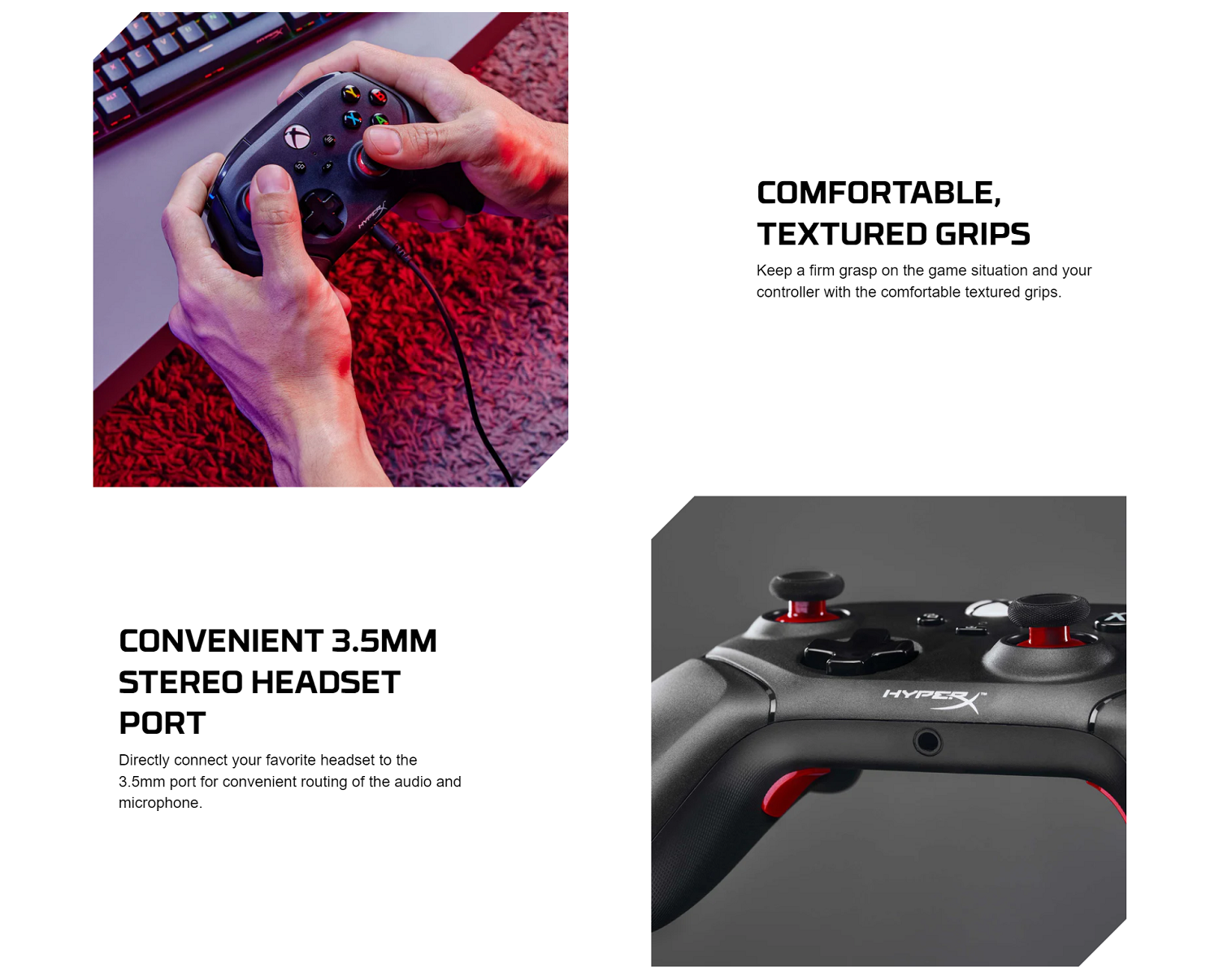 HYPER-X HYPERX CLUTCH GLADIATE WIRED GAMING CONTROLLER WITH XBOX ...