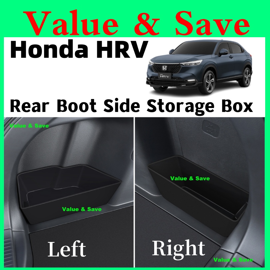 Honda Hrv 2023 - 2025 2pc Rear Boot Side Trunk Storage Box Car Auto ...