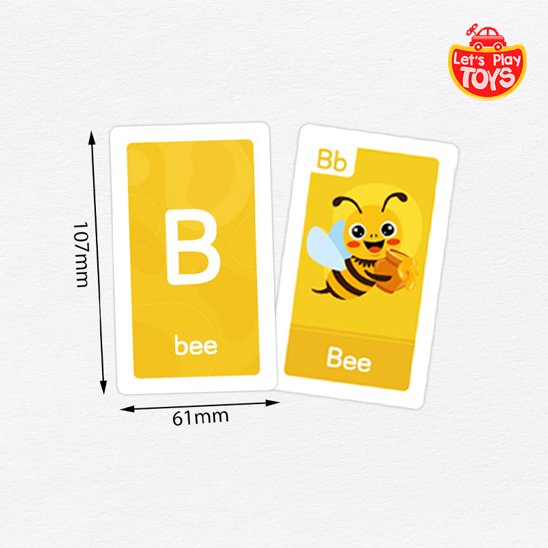 Preschool Toddlers Learning Educational Flash Cards - Alphabet Letters ...