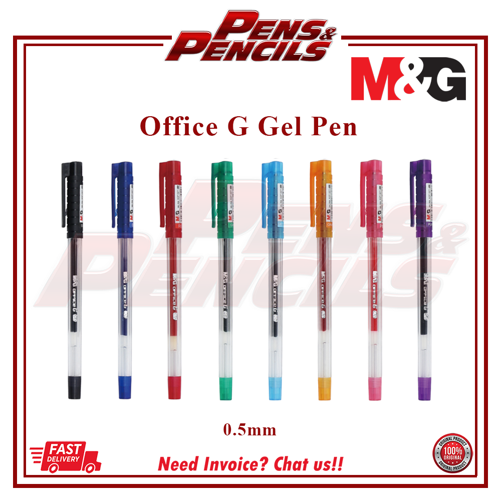 M&G Office G Gel Pen 0.5mm AG13271 / Office Gel Stationery (1pc ...