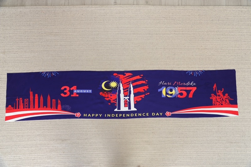 Mafla Merdeka Scarf Dewasa Viral Merdeka 2024(58 inches long 12 inches ...