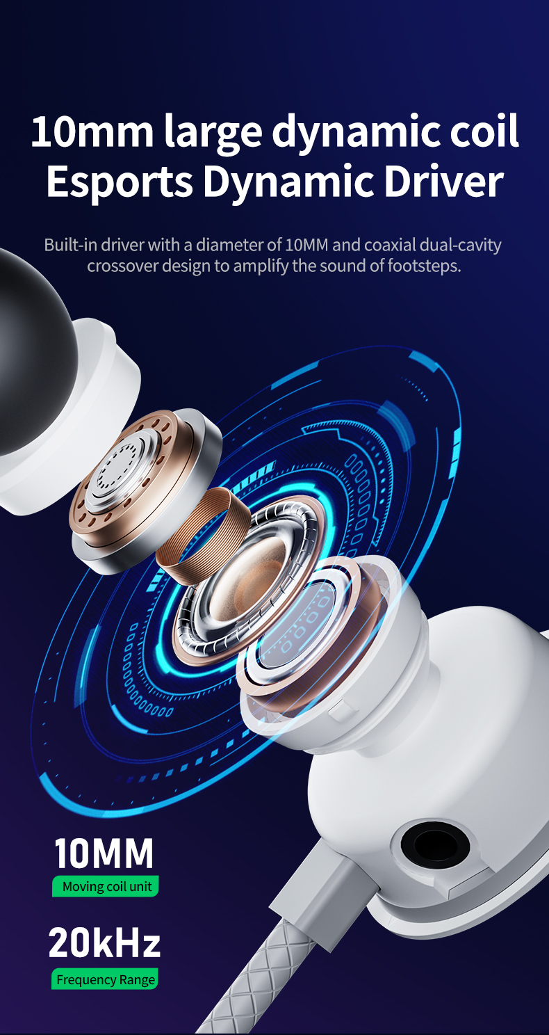 Plextone Xmowi RX3 Pro Cyberpunk PUBG Gaming Earphone Bass Headset In ...