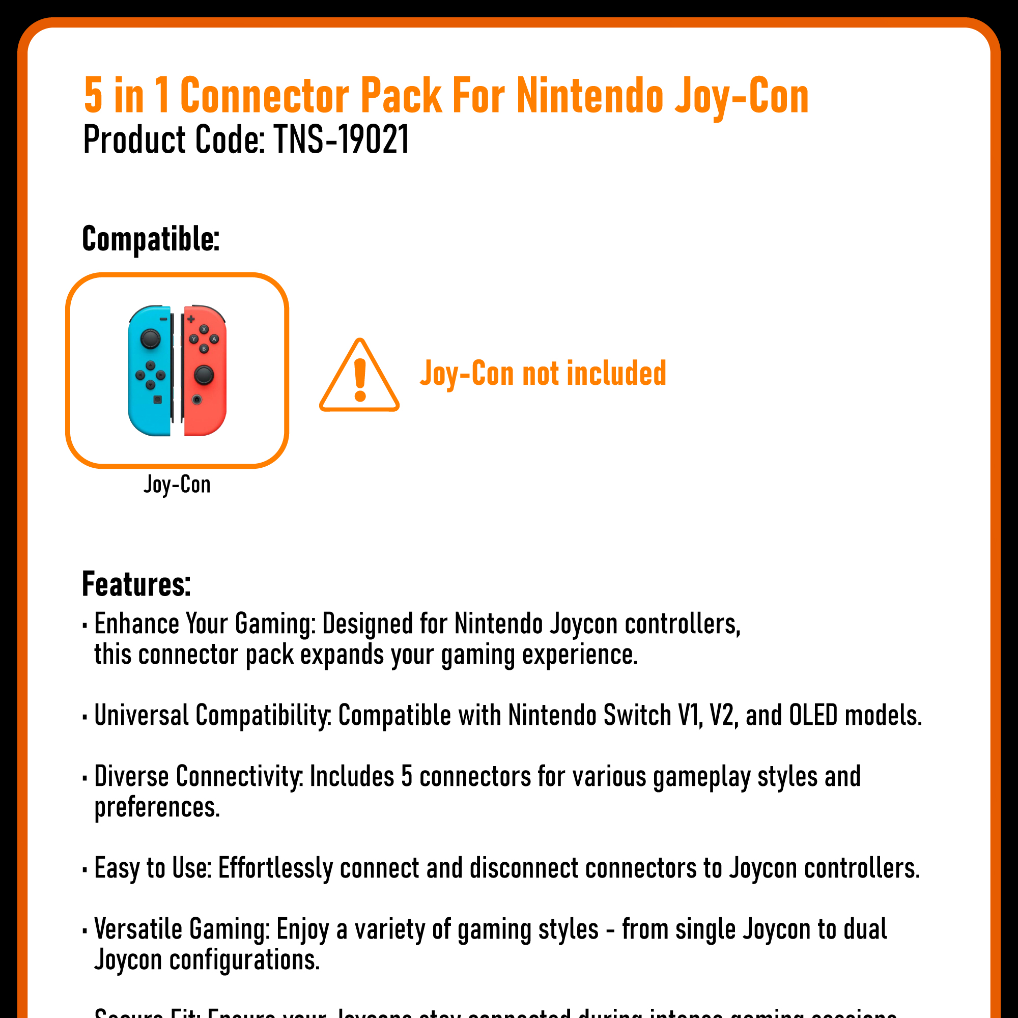 DOBE Nintendo Switch OLED Switch V1V2 5IN1 Joycon Connector Pack Joy ...
