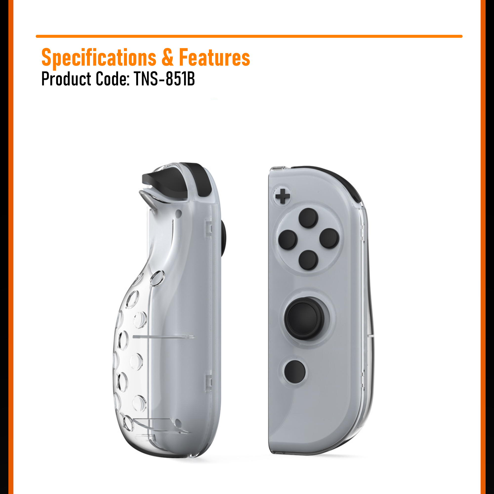 DOBE Nintendo Switch OLED Crystal Case Joy Con Case With Grip OLED Case ...