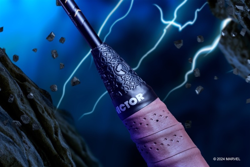 VICTOR Thor MJOLNIR Metallic 4UG5 Limited Edition Marvel Badminton ...