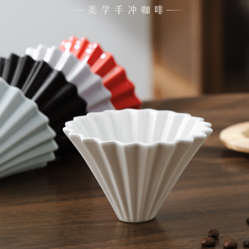 Bincoo Flower Petal Ceramic Dripper - Perfect for Artisan Pour-Over ...