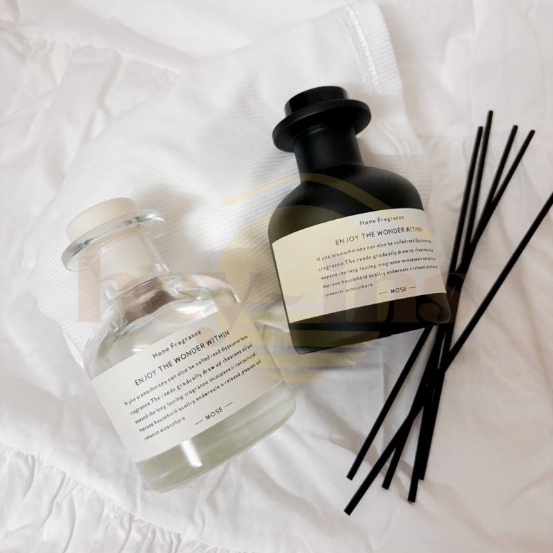 Natural Plant Aromatherapy Reed Diffuser with Preserved Fresh Flower Home Fragrance Air ...