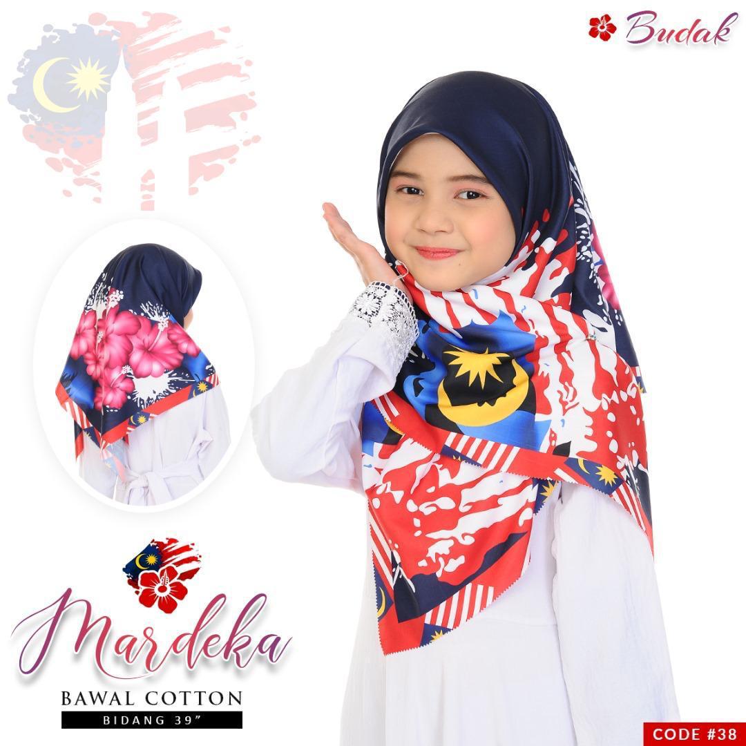 2024 new desing Tudung Bawal Merdeka Budak setin Kanak2 Hari Kebangsaan ...