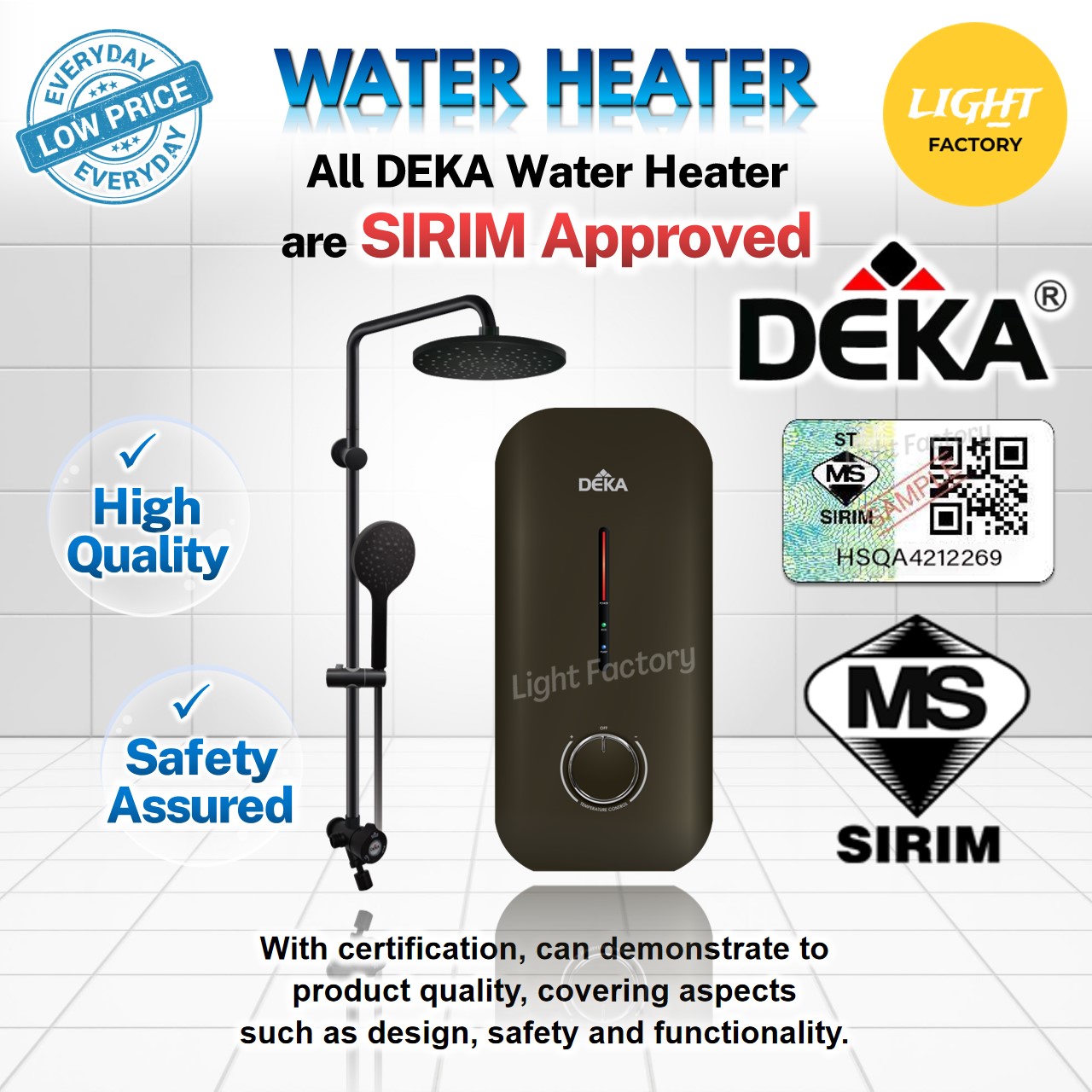 🔥NEW MODEL🔥DEKA MIIZU 90 DC Silent Inverter Pump Instant Heat Water ...
