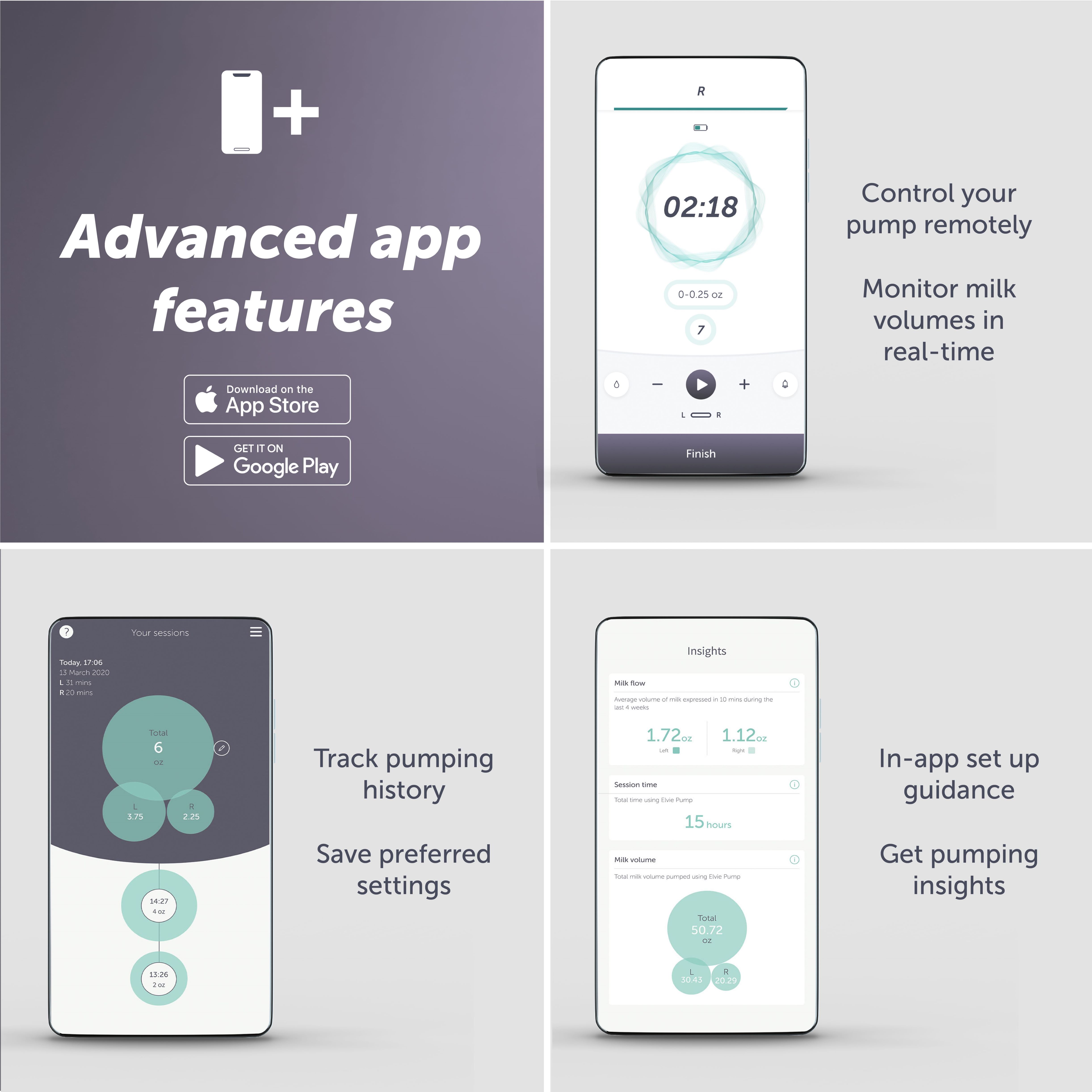 Elvie Breast Pump| App-Connected Wearable Pump| Hands-Free, Silent ...