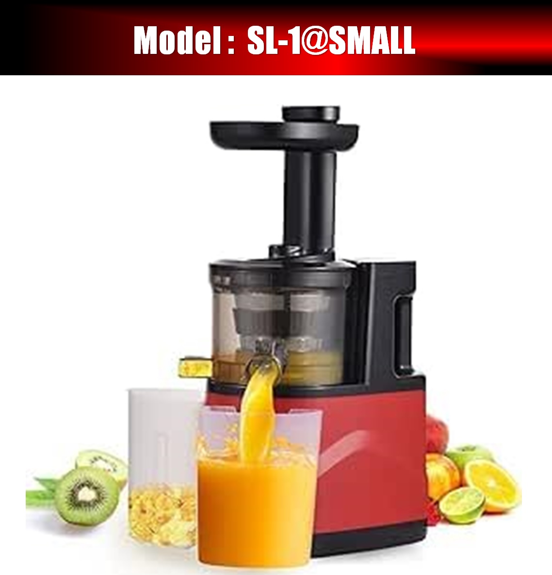 100% Fresh Fruit Juice Extraction Slow Juicer Extractor Blender Vege ...