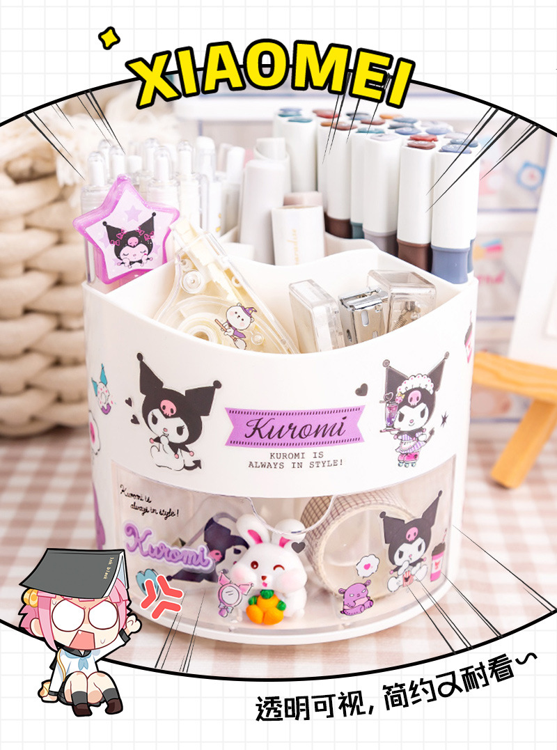 🔥Ready Stock🔥Kuromi Melody Cinnamoroll Storage Pen Container Storage ...