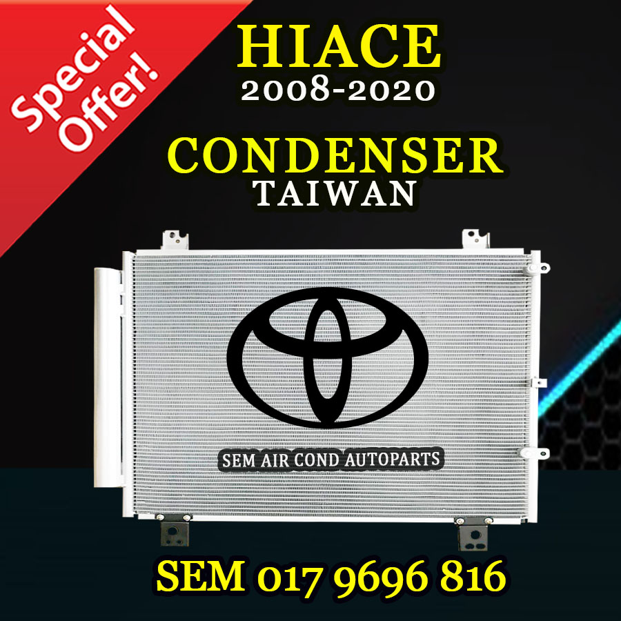 TOYOTA HIACE KDH200 2008-2020 YEAR OEM TAIWAN CONDENSER/ KONDENSER (CAR ...