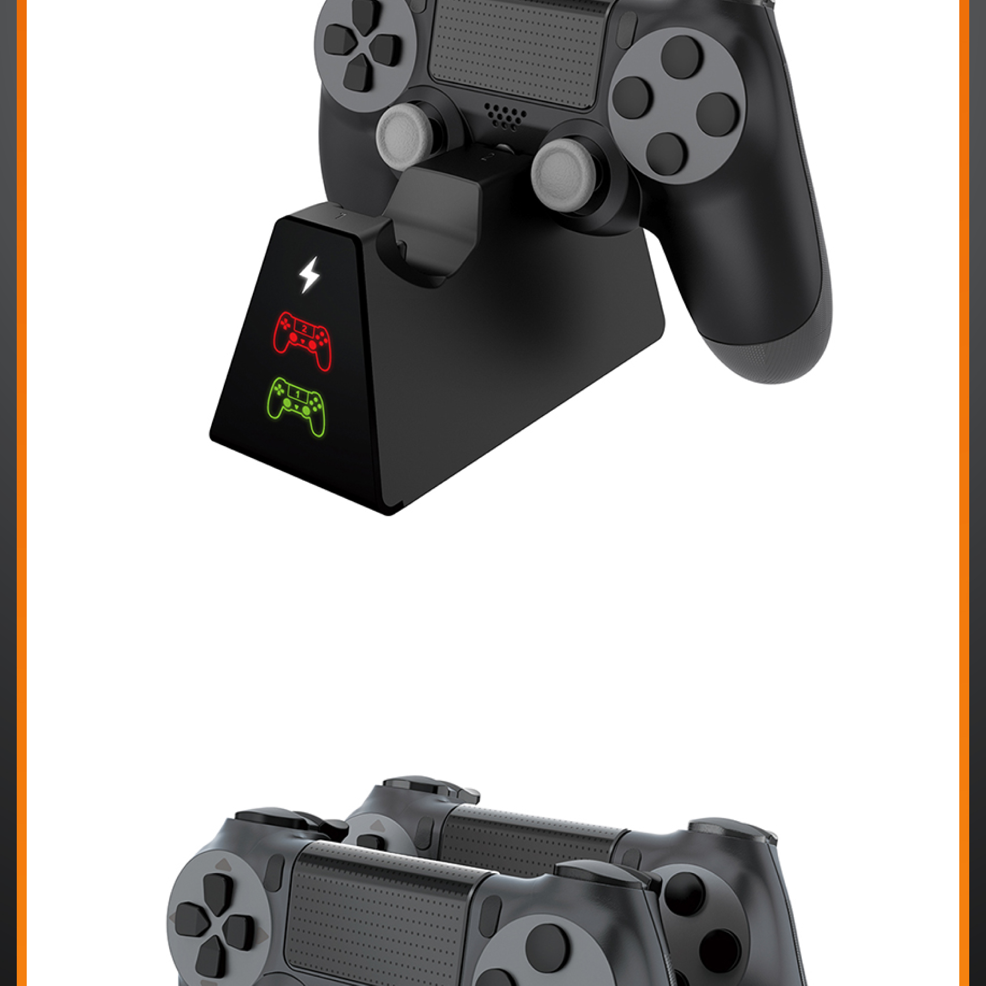 DOBE PS4 Dual Charging Dock Stand Station Charger DUALSHOCK Controller ...
