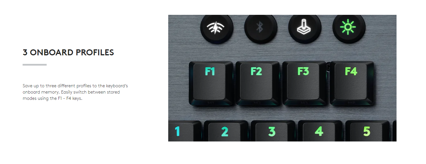 LOGITECH G913 TKL TENKEYLESS LIGHTSPEED WIRELESS RGB MECHANICAL GAMING ...