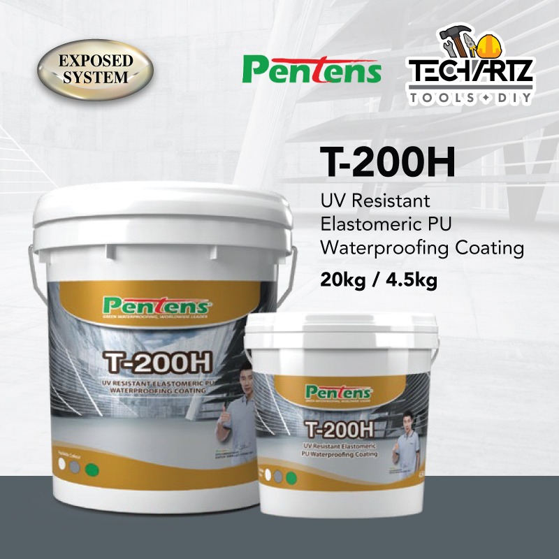PENTENS T-200H 20KG WATER PROOFING UV RESISTANT ELASTOMERIC PU ...