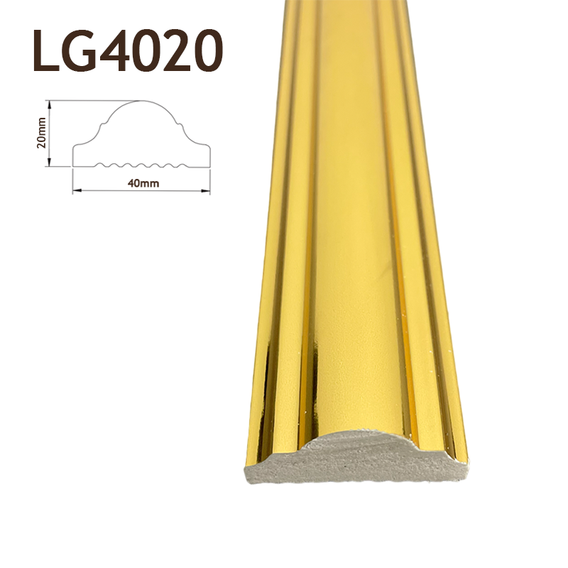 Gold Wainscoting 1200mm 4FT Wall Panel Paintable Waterproof Shiplap DIY ...