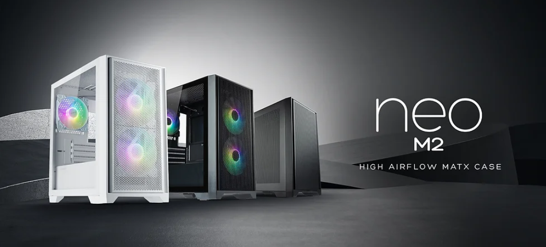 TECWARE NEO M2 Tempered Glass Micro ATX (mATX) Gaming PC Casing ...