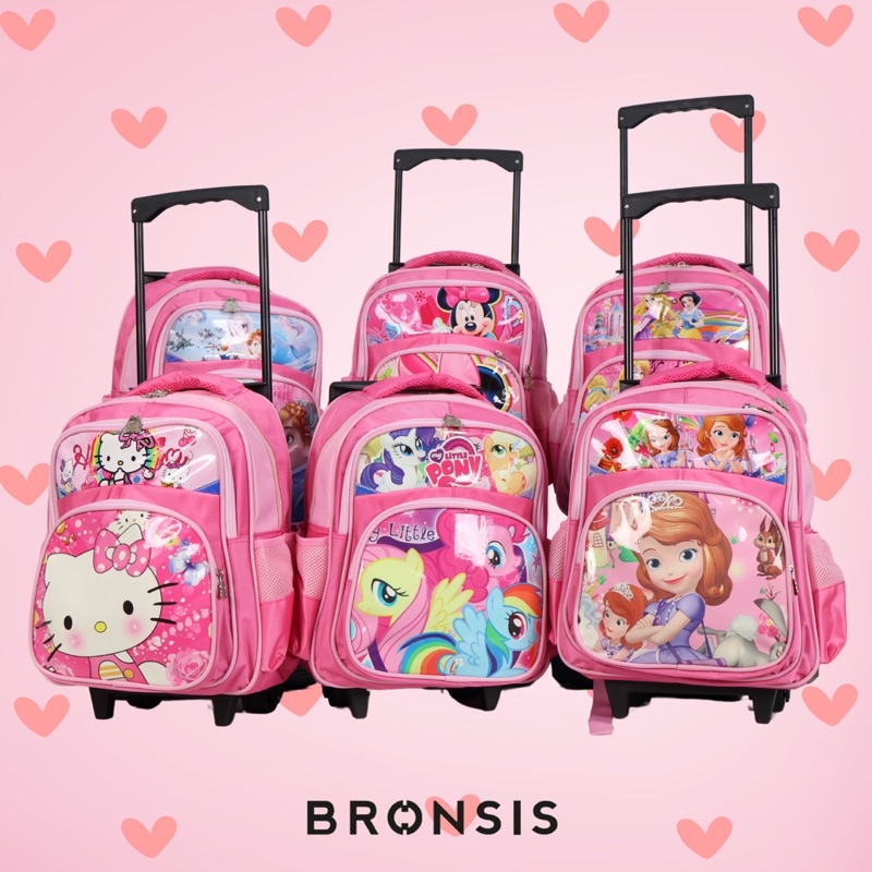 14” Children Trolley School Bag Preschool | Shopee Malaysia