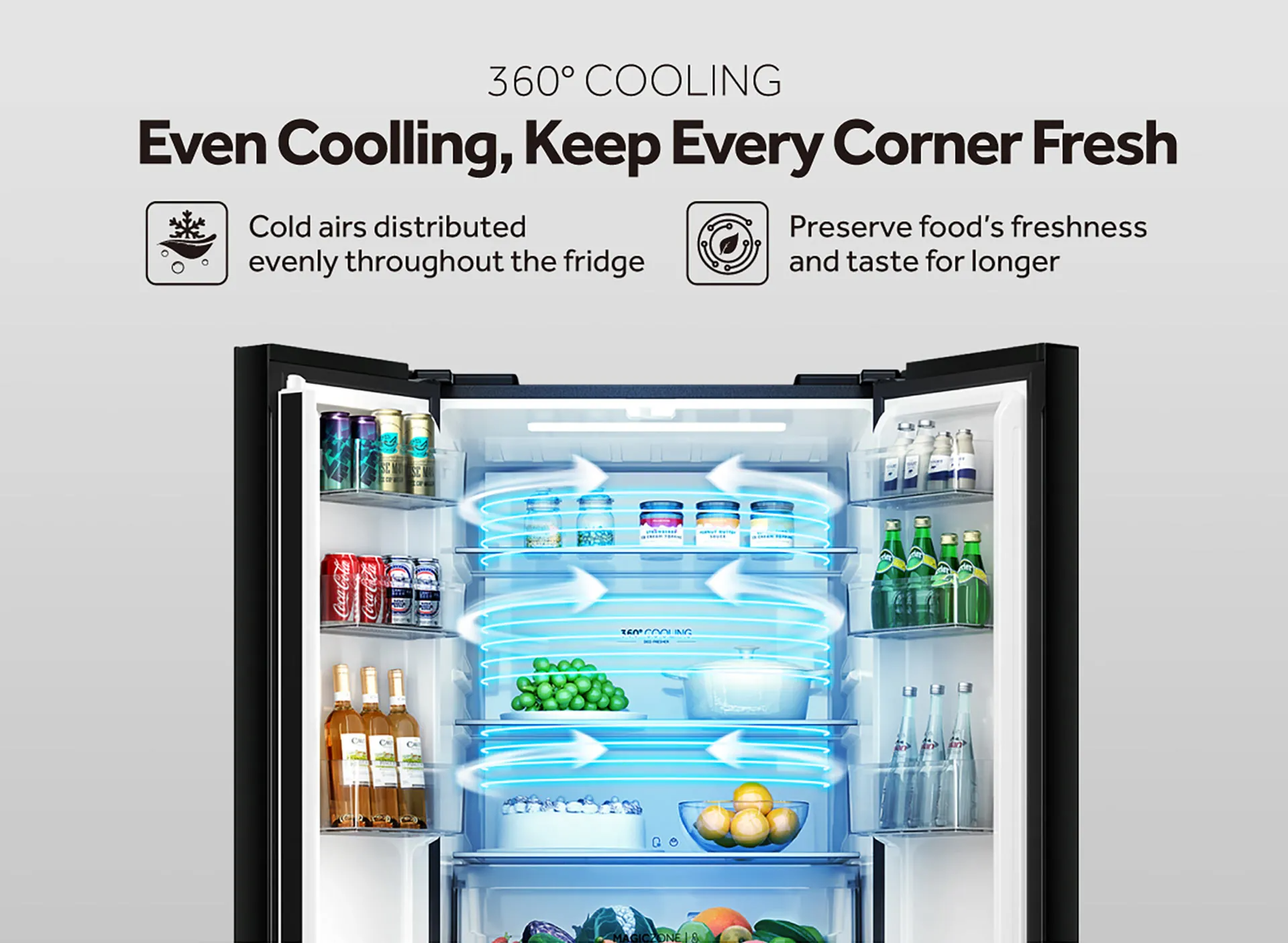 Haier 480L 4-Door Twin Inverter Refrigerator / Fridge / Magic Zone / H ...