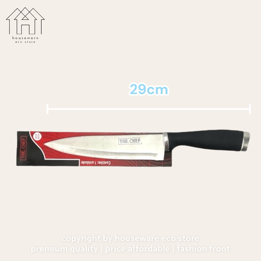 Stainless Steel Knife Pisau Dapur Kitchen Chef Knife Blade Household Pisau Tajam 刀 C1 | Shopee ...