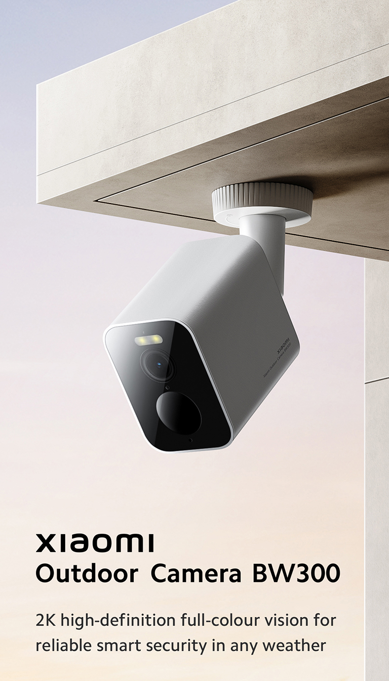 Xiaomi Outdoor Camera BW300 2K resolution+3MP/full-colour night vision ...