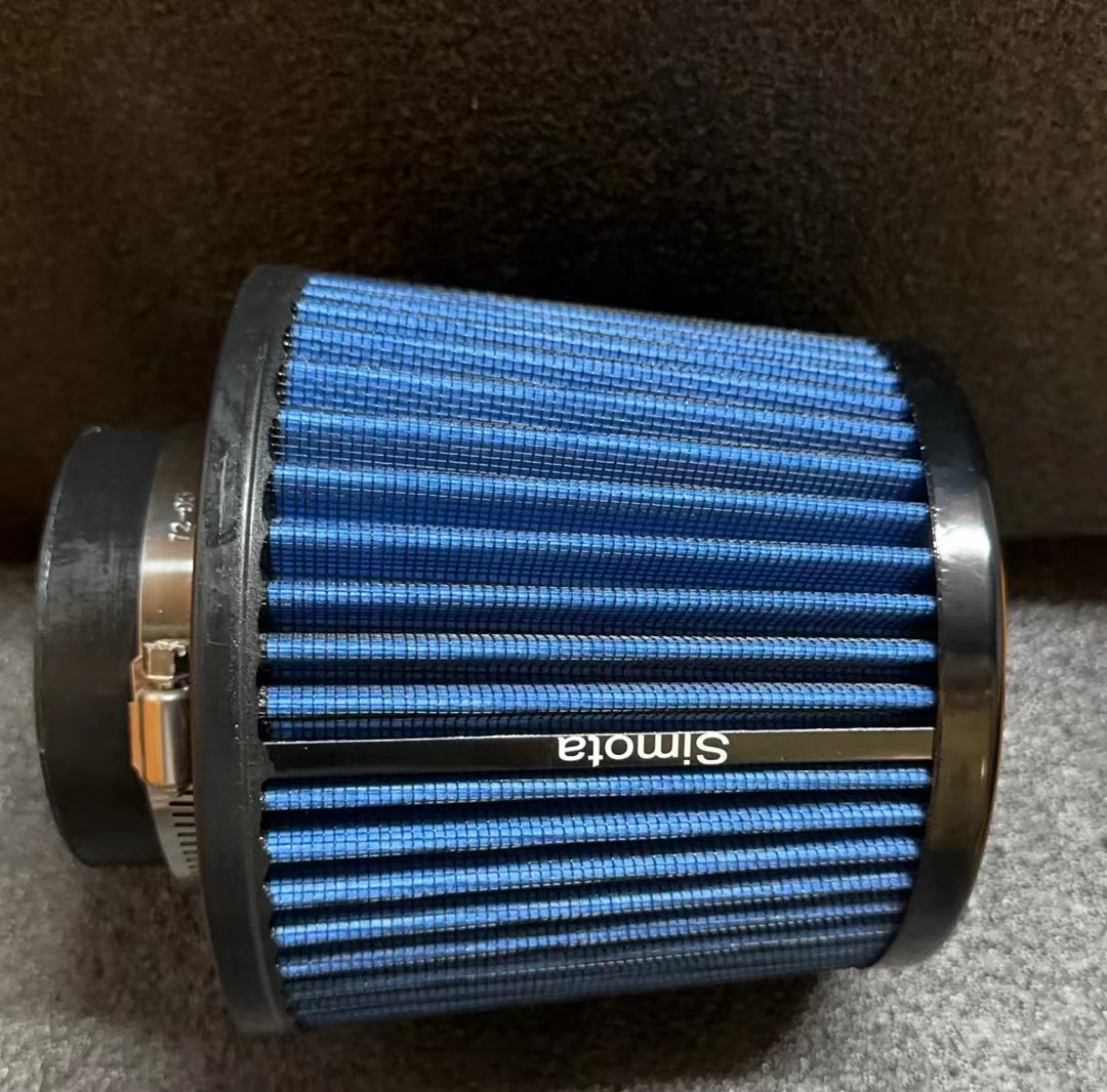 Simota Filter 3' inch Alloy TOP CAP Air Filter Open Pod Filter Piping 3 ...